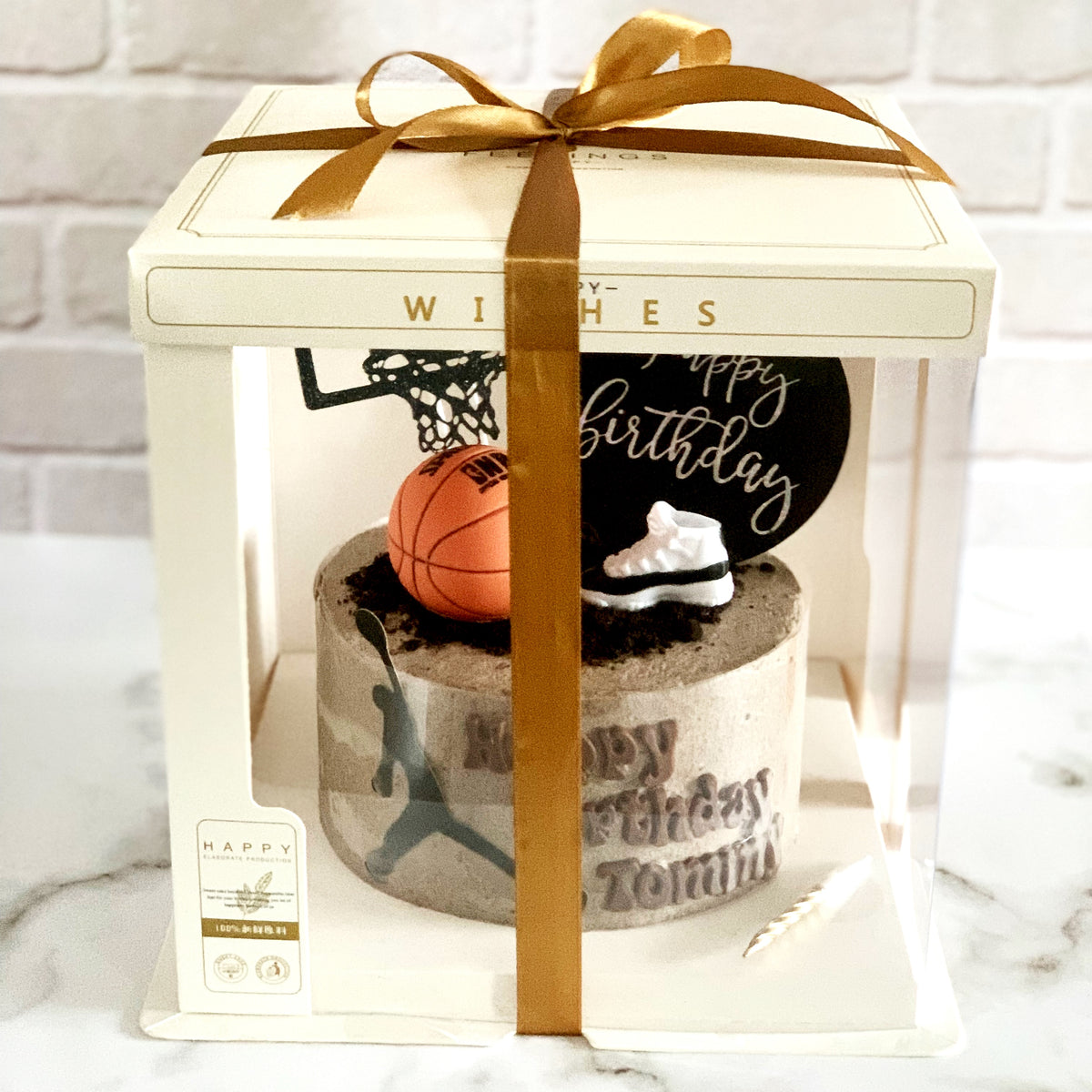 6” NBA Theme Oreo Chocolate Cake NBA主題Oreo朱古力蛋糕 – Pandan Queen ...